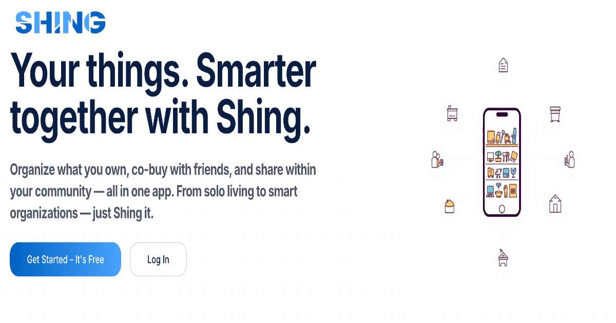 Shing – Smarter World through shared things